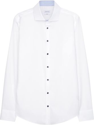 Seidensticker Herren Slim Fit Langarm Popeline Hemd, wei&szlig;, 41