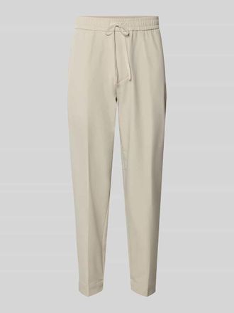HUGO BOSS Tapered Fit Stoffhose mit Tunnelzug Modell T_FLEX