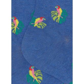 Dor&eacute; Dor&eacute; Chaussettes mi-hautes perroquets en coton m&eacute;lang&eacute;
