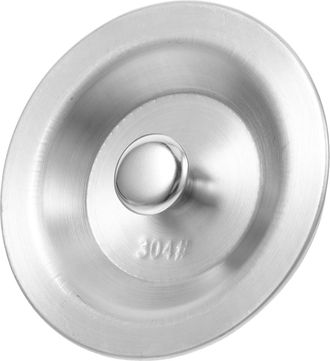 OSALADI Spülbeckenablaufdeckel Edelstahl Mit Auslaufsicherer Abdichtung Multifunktionaler Abflussdeckel Für Küche Geruchsbarriere Und Schmutzschutz Ersatz Spü