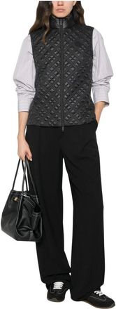 Moncler Femme, Vestes, Noir, Taille: 38 FR Veste matelass&eacute;e sans manches
