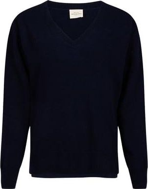 Petite Mendigote Pull Miles ample col v en laine et cachemire