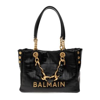 Balmain Femme, Sacs, Noir, Taille: ONE Size Small 1945 Soft Bag