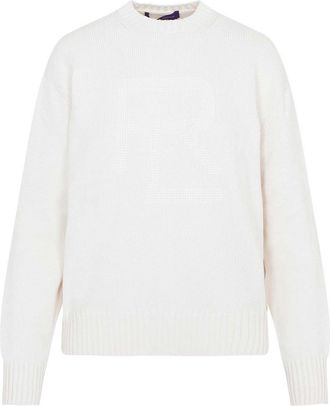 Ralph Lauren Pull Col Rond - Blanc