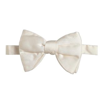 Dolce & Gabbana Vorgebundene Fliege - - Accessories - Herren - Wei&szlig; - ONE SIZE