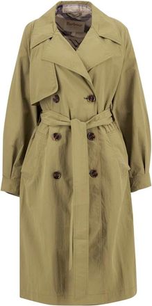 Barbour Femme, Manteaux, Vert, Taille: 38 FR Layla Trench-coat Imperm&eacute;able