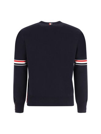 Thom Browne Mens Sweater Navy Cotton