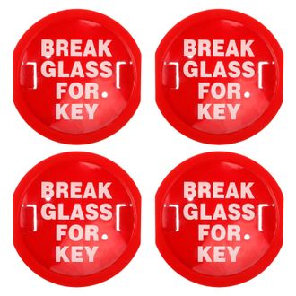 Pretyzoom ARTSEWPLY 4 St&uuml;ck Teiliges Wandmontiertes Notfall-schl&uuml;sselkasten Rote Feuerl&ouml;scher Schl&uuml;sselbox mit Schnellzugriff Multifunktionaler T&uuml;r Schl&uuml;ssel Au