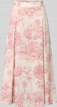 Seductive Midirock im Allover-Look Modell PALMIRA