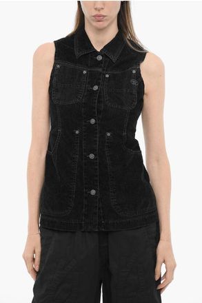Diesel Sleeveless VIK Velour Shirt size Xl