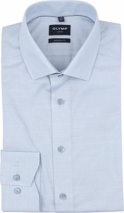Olymp Casual Shirt - - Shirts - Herren - Grau - 4XL