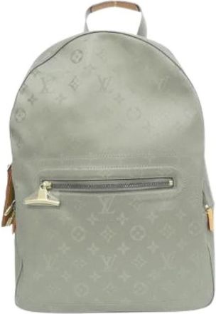 Louis Vuitton unisex, Pre-owned, Gris, Taille: ONE Size Sac &agrave; dos en toile Pre-owned