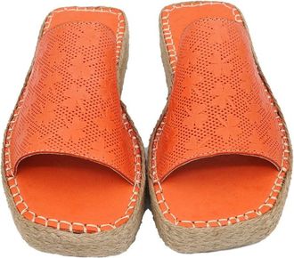 Bonateks Damen DERBTRLKY100094 Wedge Sandal, Orange, 39 EU