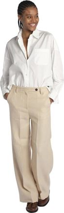 Massimo Alba Femme, Pantalons, Beige, Taille: 40 FR Lamia Pantalons