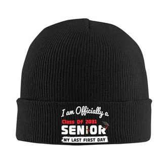 Generic Bonnet 2031 : Mon Dernier Premier Jour Classique Chapeau Mode Bonnet Hiver pour Sport Shopping Femme