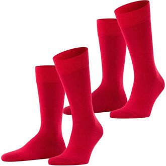 Falke 2er-Pack Socken HAPPY aus langlebiger Kompakt-Baumwolle in