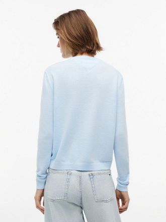 Tommy Jeans Rundhalspullover TJW ESSENTIAL CREW SWEATER EXT Baumwolle, regular fit