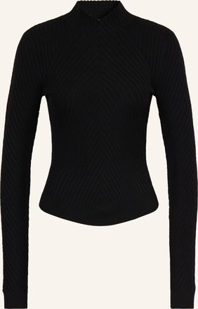 Victoria Beckham Pullover Aus Merinowolle schwarz