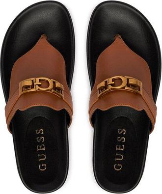Guess Zehentrenner FLJFRR LEA03 Hellbraun