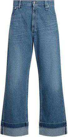 Simone Rocha Jean droit d&eacute;lav&eacute; &agrave; revers en coton