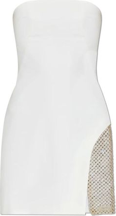 The Attico Femme, Robes, Blanc, Taille: 38 FR Short Strapless Dress