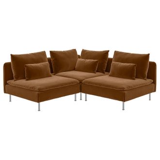 IKEA S&Ouml;DERHAMN Ecksofa 3-sitzig