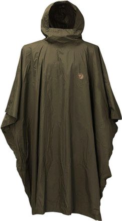 Fj&auml;llr&auml;ven Herren Poncho Sweatshirt, Dark Olive, Einheitsgr&ouml;&szlig;e EU