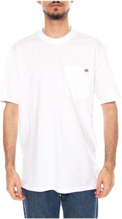 Dickies Homme, Tops, Blanc, Taille: XL Luray Pocket T-Shirt
