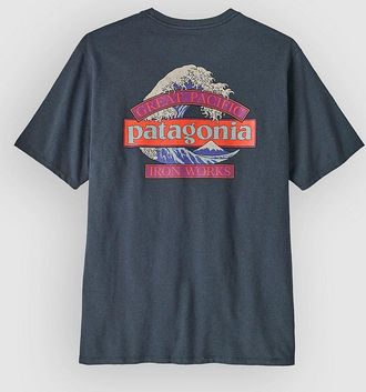 Patagonia Great Waves Responsibili- T-Shirt summit blue