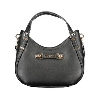 Guess Schwarze Polyethylen Damenhandtasche Lefia - - Bags - Damen - Schwarzk - ONE SIZE