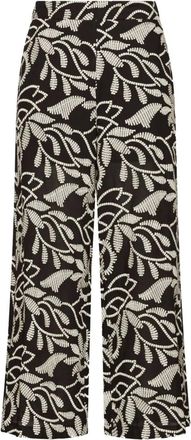 Elena Miro Femme, Pantalons, Noir, Taille: 44 FR Wide Pantalons