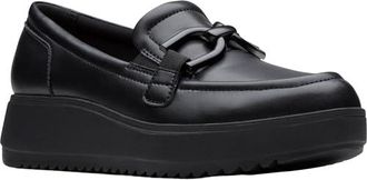 Clarks Haut Zylah pour Femme, Cuir Noir, 5