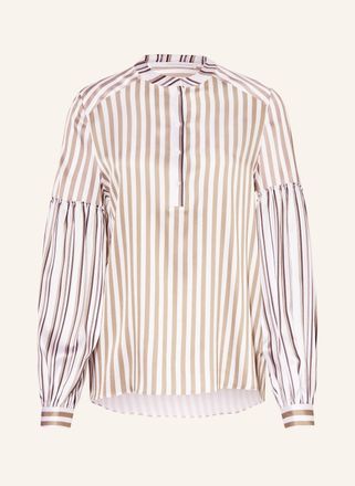 Herzen'sangelegenheit Herzens Angelegenheit Blusenshirt Aus Seide braun