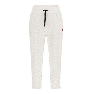 Guess Homme, Pantalons, Blanc, Taille: XS Pantalon de jogging 4G pour homme