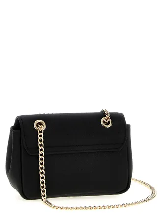 Vivienne Westwood Saffiano Leather Shoulder Bag - Black