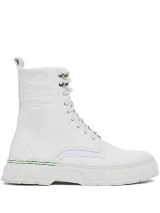 Viron bottines à lacets - Blanc