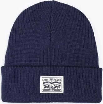 Levi's Backpatch Beanie - Herren - Blau / Blau