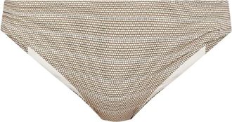 Marysia Swim Femme, Maillots de bain, Beige, Taille: 42 FR Bas de Bikini Imprim&eacute; Brique