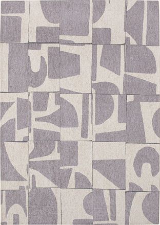 Louis De Poortere Louis De Poortere Teppich Craft Papercut grau