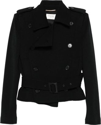 Saint Laurent Belted Double-breasted Jacket