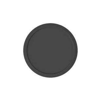 Villeroy & Boch Iconic Assiette de service, assiette de présentation en porcelaine premium noir rafraichissant, résistante au lave-vaisselle, 24 cm