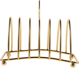 Cabilock Edelstahl Brot Toastgestell Scheiben Goldener Mehrzweck-brotständer Luftzirkulierender Toasthalter Robustes Küchenregal für Brotlaib und Sandwichpräse