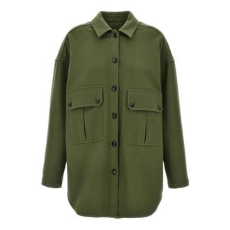 Fortela Monika Overshirt - - Jackets - Damen - Gr&uuml;n - 2XS