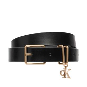 Calvin Klein G&uuml;rtel Calvin Klein Logo Charm Belt LV04F7086G Schwarz