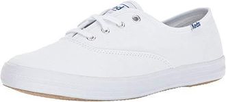 Keds Champion Baskets en cuir &agrave; lacets pour femme, blanc, 39.5 EU