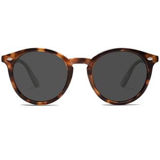 Sojos Sonnenbrille Damen Polarsierte Runde, Retro Vintage Sonnenbrillen UV400 Schutz SJ2069