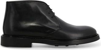 Melluso Bottines homme &agrave; lacets en cuir bleu nuit u24650z, bleu nuit, 39 EU