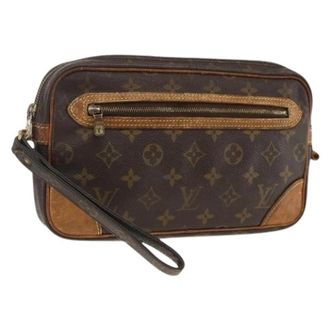 Louis Vuitton Pre-owned Marly Dragonne Clutch - - Pre-owned - Damen - Braun - ONE SIZE