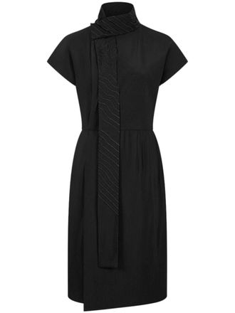 Shanghai Tang robe Longhua - Noir