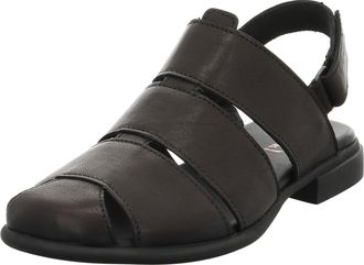 Think Damen KAMAA Lederfutter Sandale, Schwarz 0000, 39 EU